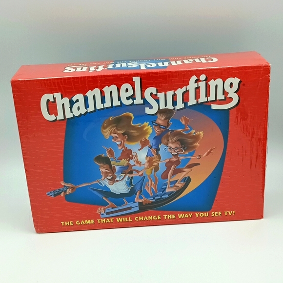 Milton Bradley | Games | Vintage 994 Channel Surfing Tv Board Game By ...